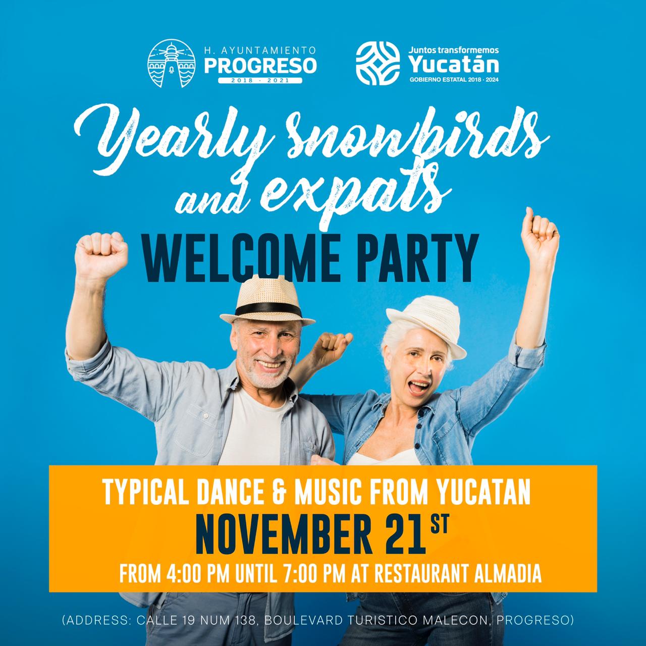 2019 Snowbirds & Expats Welcome Party! – Beach Area News